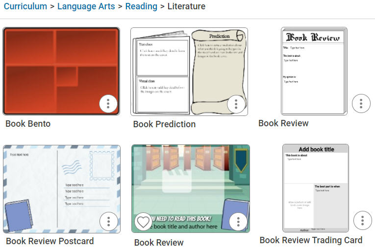 Eight ideas for creative book review projects | Wixie